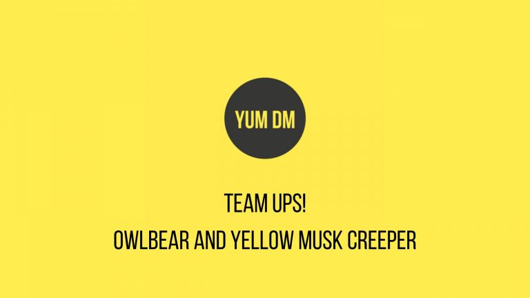 YUM/DM - This is how I D&D